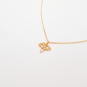 Personalized Birth Flower Necklace by TSK Silver | Custom Floral ...