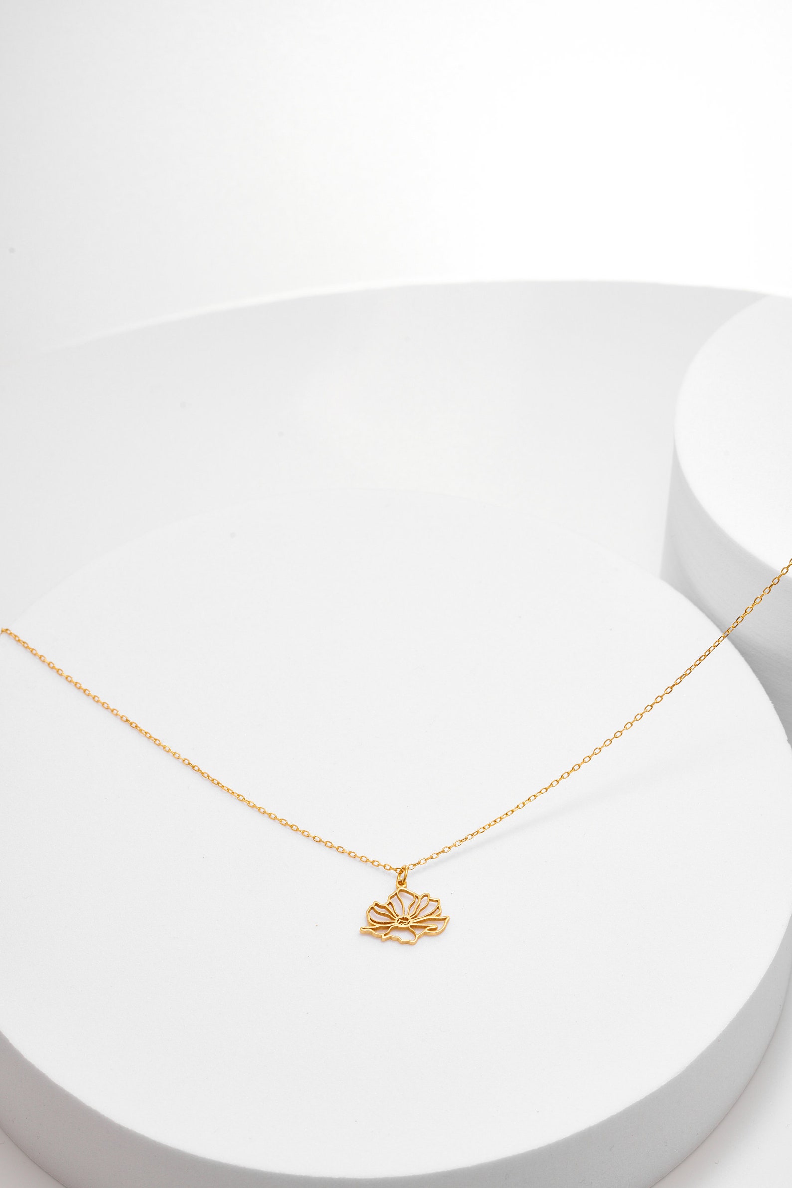 Personalized Birth Flower Necklace by TSK Silver | Custom Floral ...