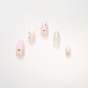 February Birth Flower Nail | Custom Nails by TSK SILVER | Wedding ...