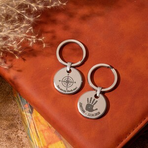 You Are My North Star Keychain pinky Promise Keychaincoordinates ...