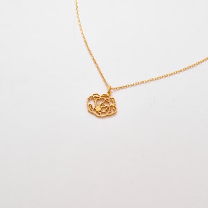 Personalized Birth Flower Necklace by TSK Silver | Custom Floral ...
