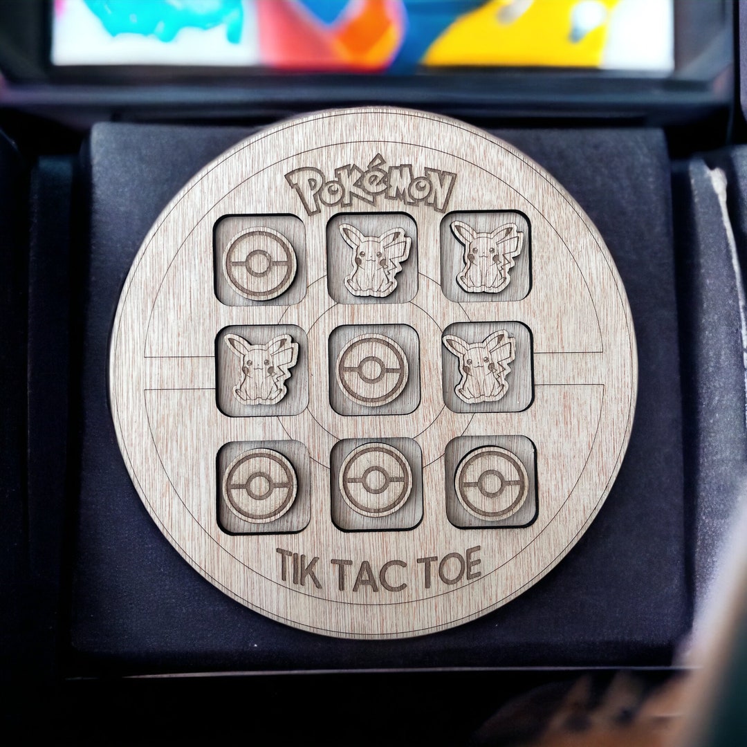 Pikachu Tik Tac Toe - Etsy
