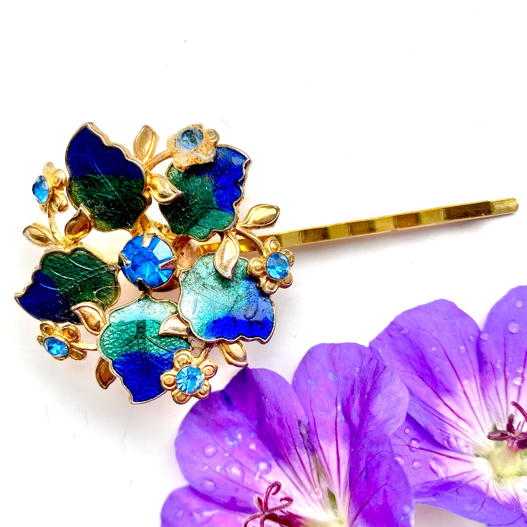 1930s Vintage Flower Hair Slide for Women, Vintage Hair Pin Birthday ...