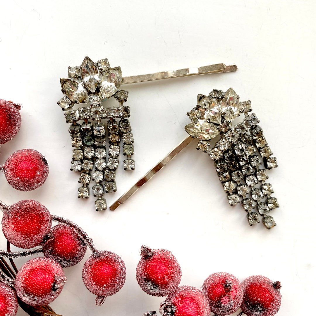 1920s Hair Pins for Wedding, Flapper Hair Accessories Gatsby, Vintage ...