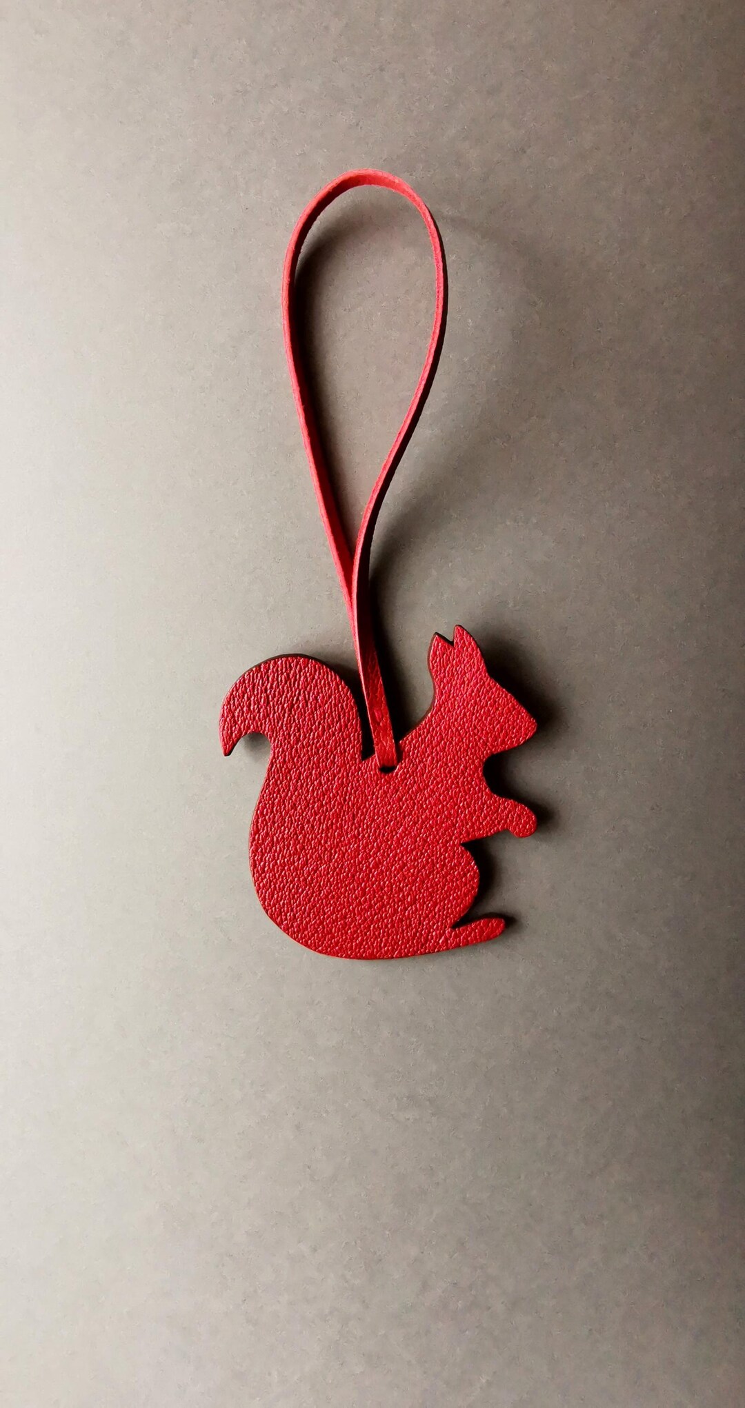 Leather Squirrel Bag Accessory - Etsy