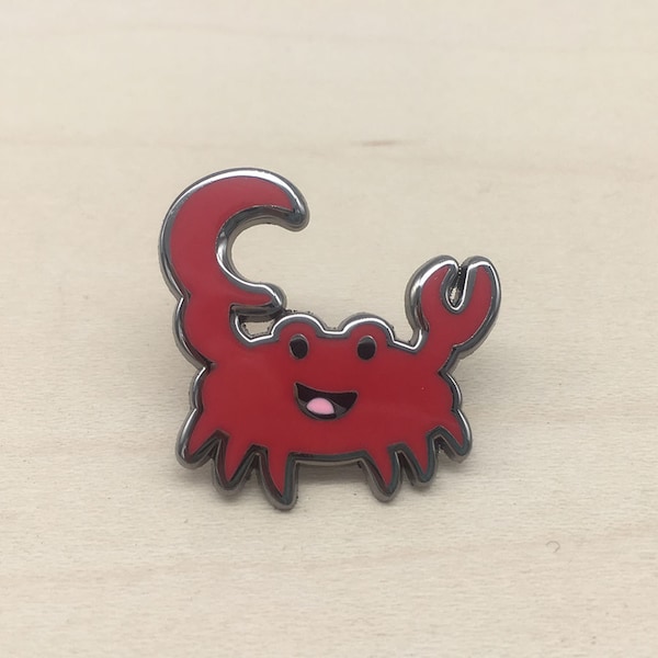 Crab Pin - Etsy
