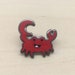 Casey the Crab Enamel Pin - Etsy