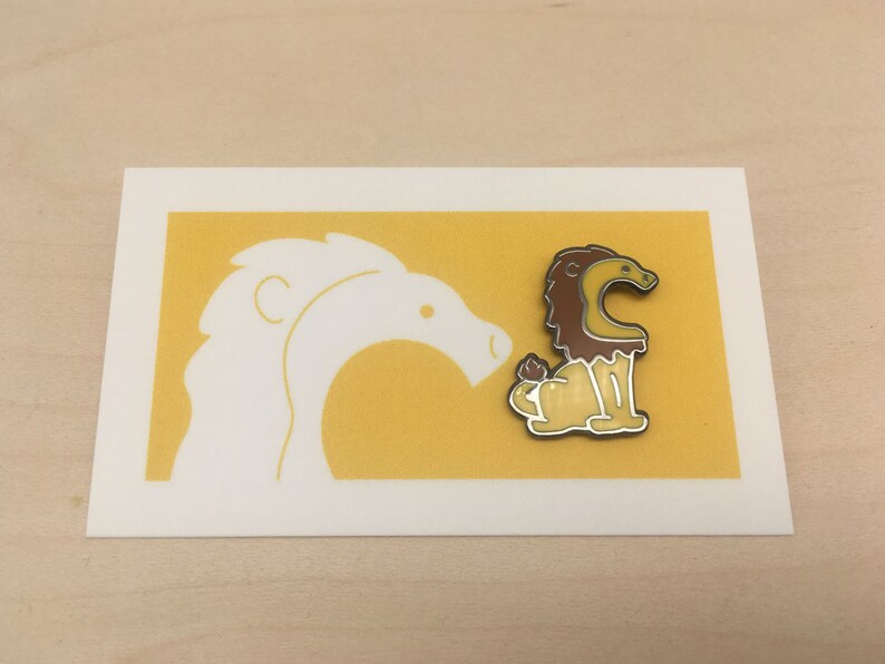 Leo the Lion Enamel Pin - Etsy