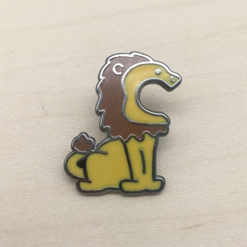 Leo Enamel Pin - Etsy