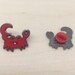 Casey the Crab Enamel Pin - Etsy