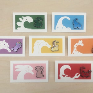 Animal Enamel Pin Collection - Etsy