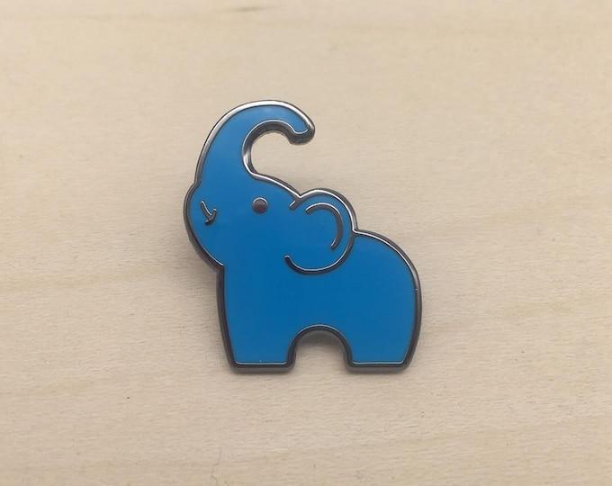 Emily the Elephant Enamel Pin - Etsy