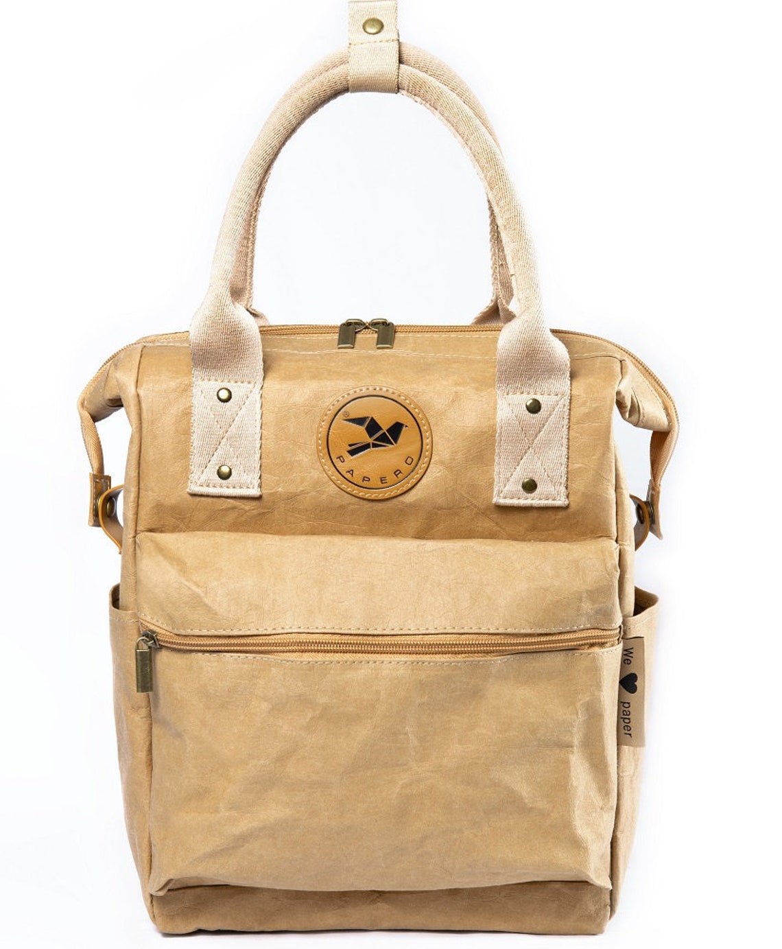 Paper Backpack PAPERO 2 in 1 Handbag Robust Slightly - Etsy UK