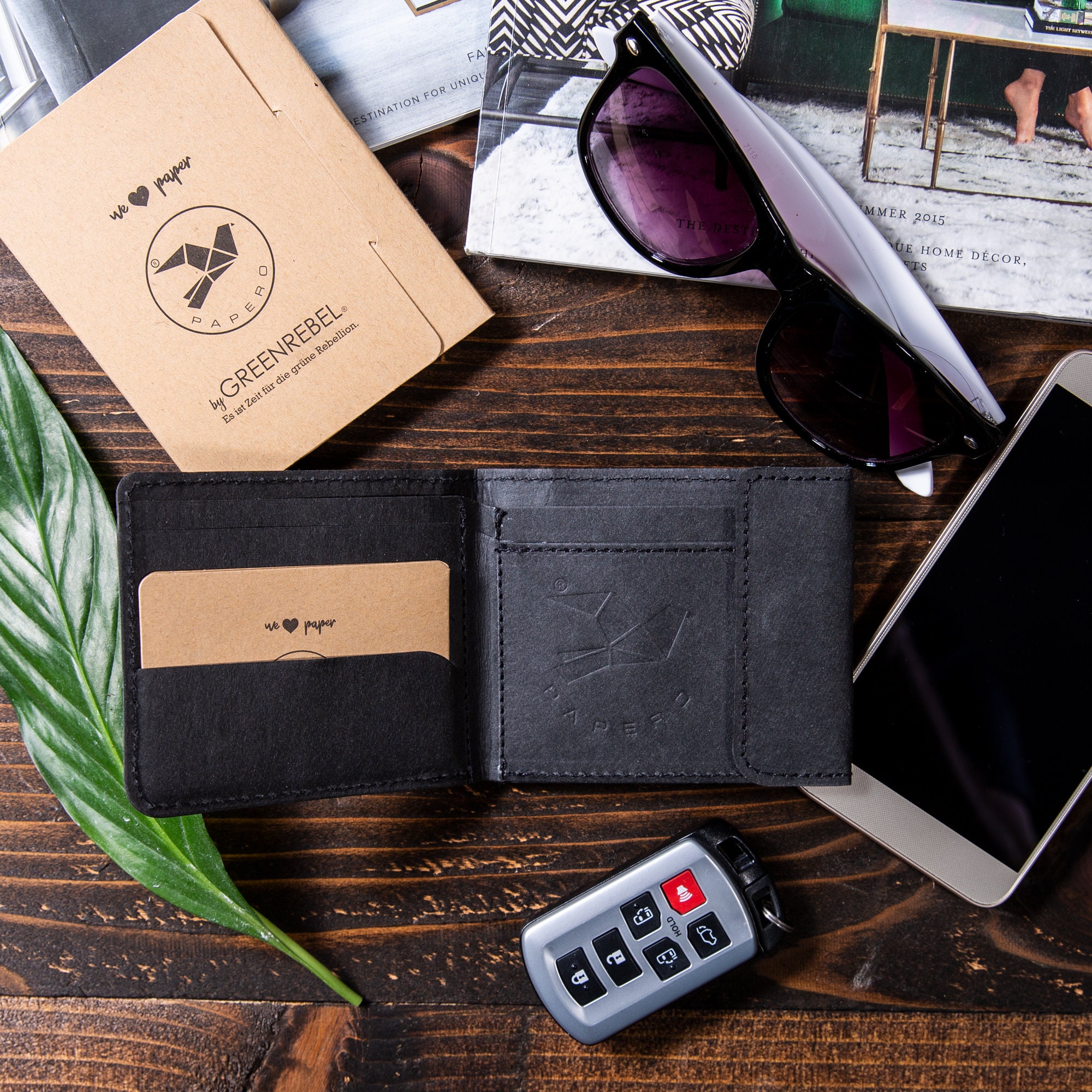 PAPERO Paper Mini Slim Wallet Wallet Purse Purse Tough - Etsy