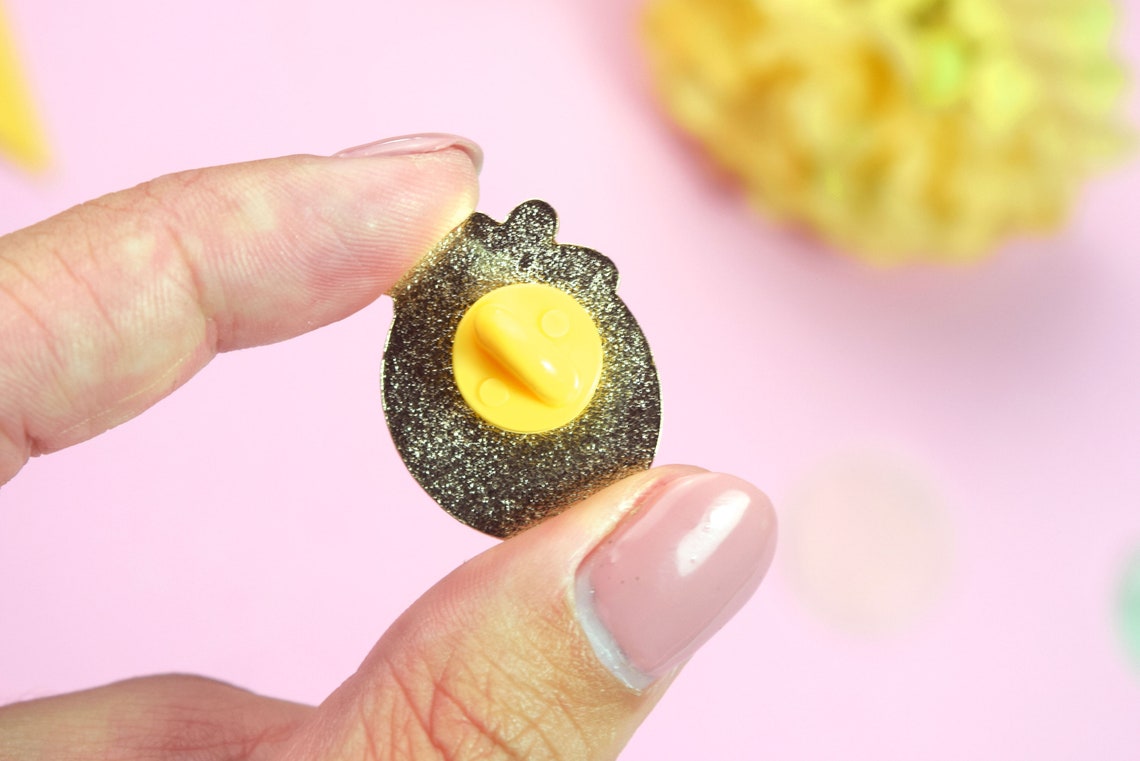Benny the Berry Enamel Pin - Cute Handmade Pin - Kawaii Fruit Enamel ...