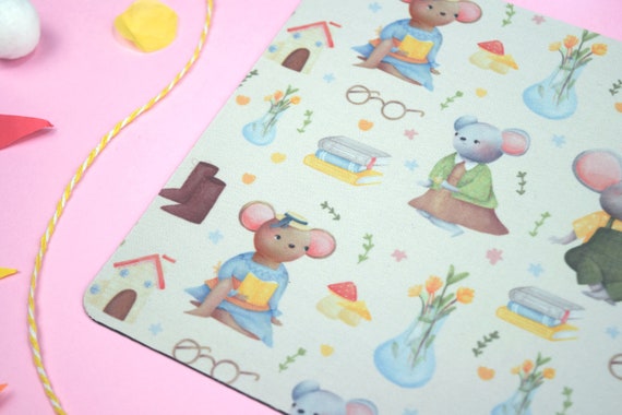 Cottagecore Mouse Mousemat Pattern Animal Aesthetic Mousepad | Etsy