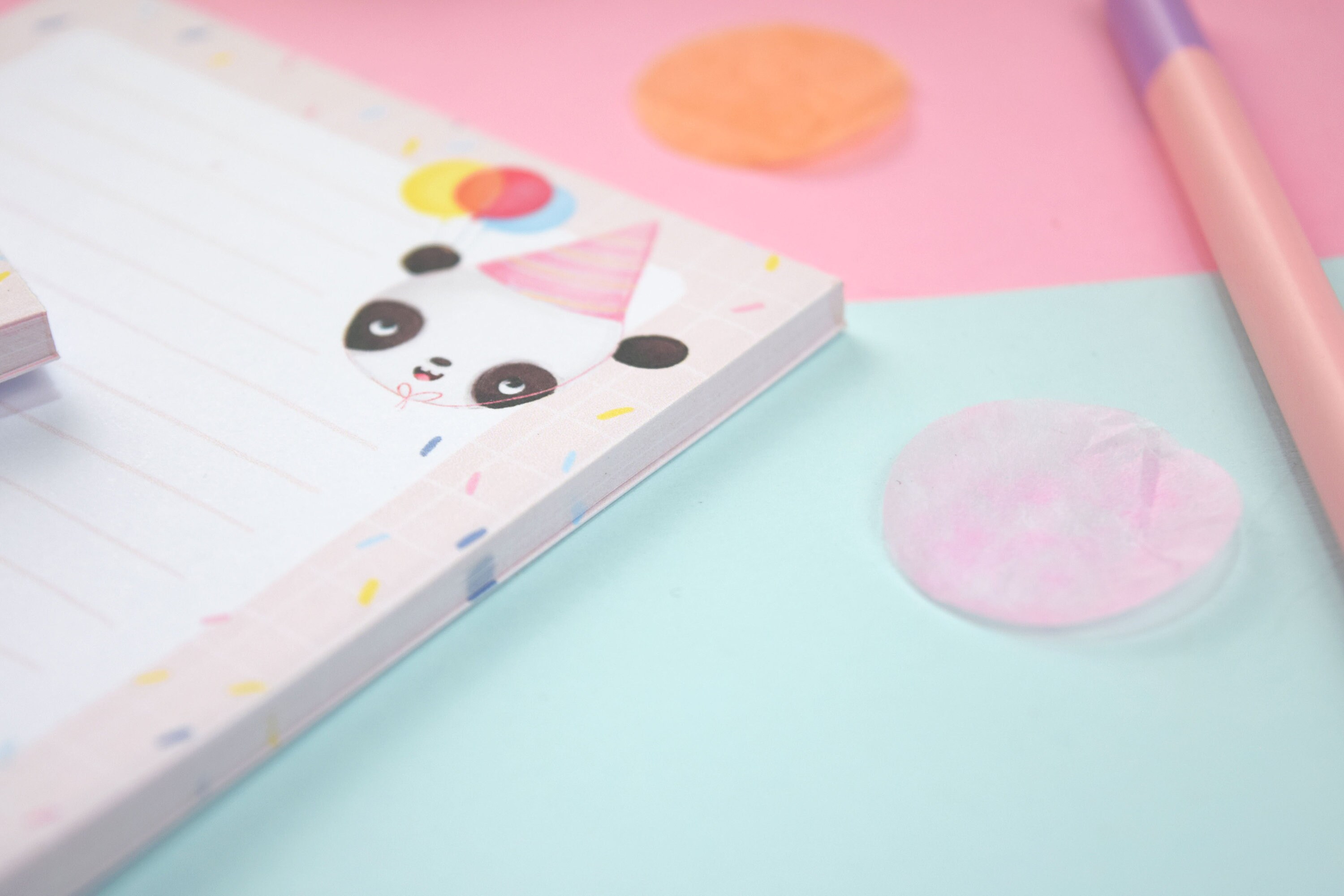 Party Animal Handmade Notepad Pattern Square Notepad | Etsy