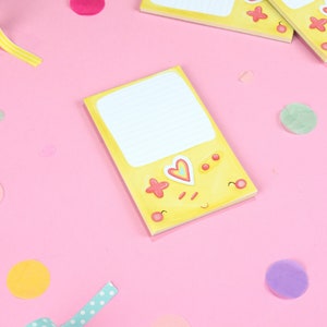 Game Notepad - 90's Game Notepad - Handmade Notepad Notebook - A7 ...