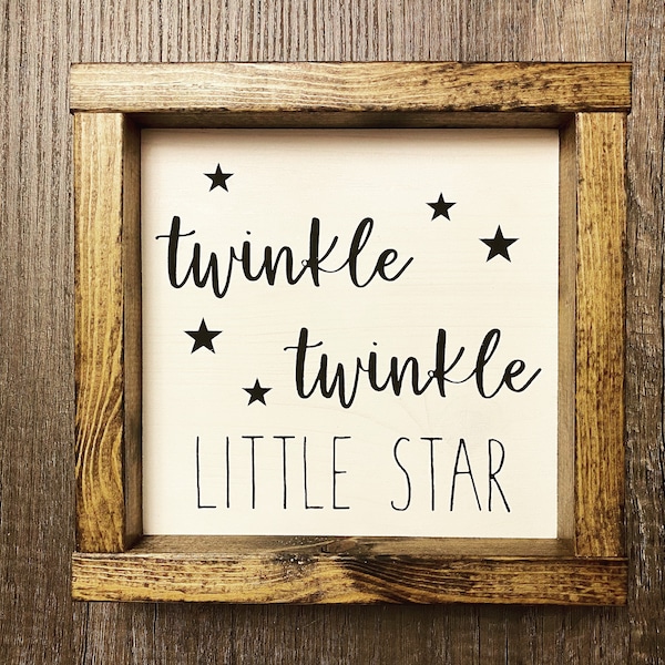 Twinkle Twinkle Little Star Signs - Etsy