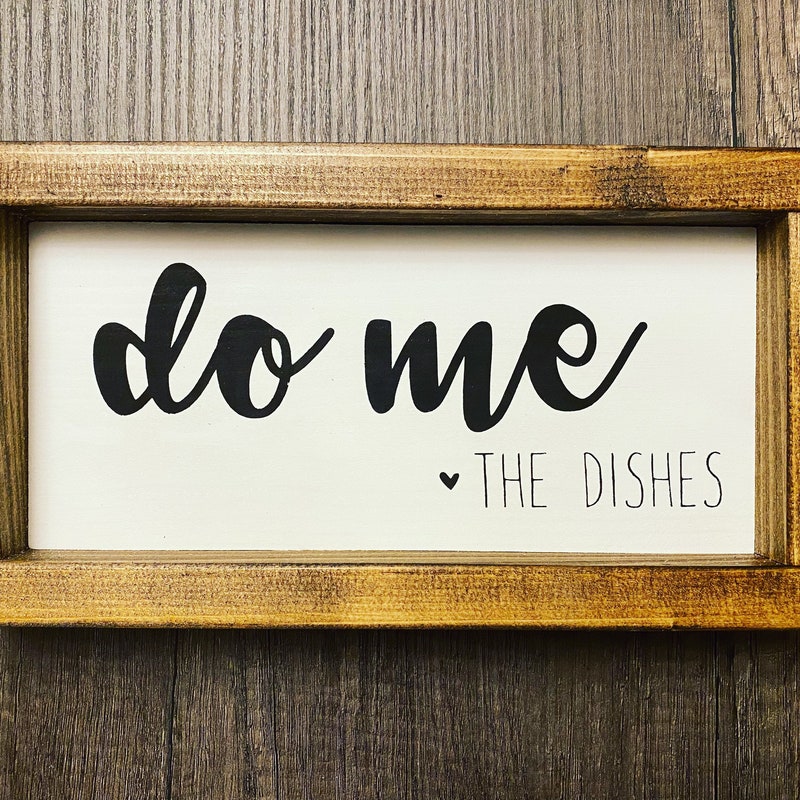 Dishes Sign - Etsy