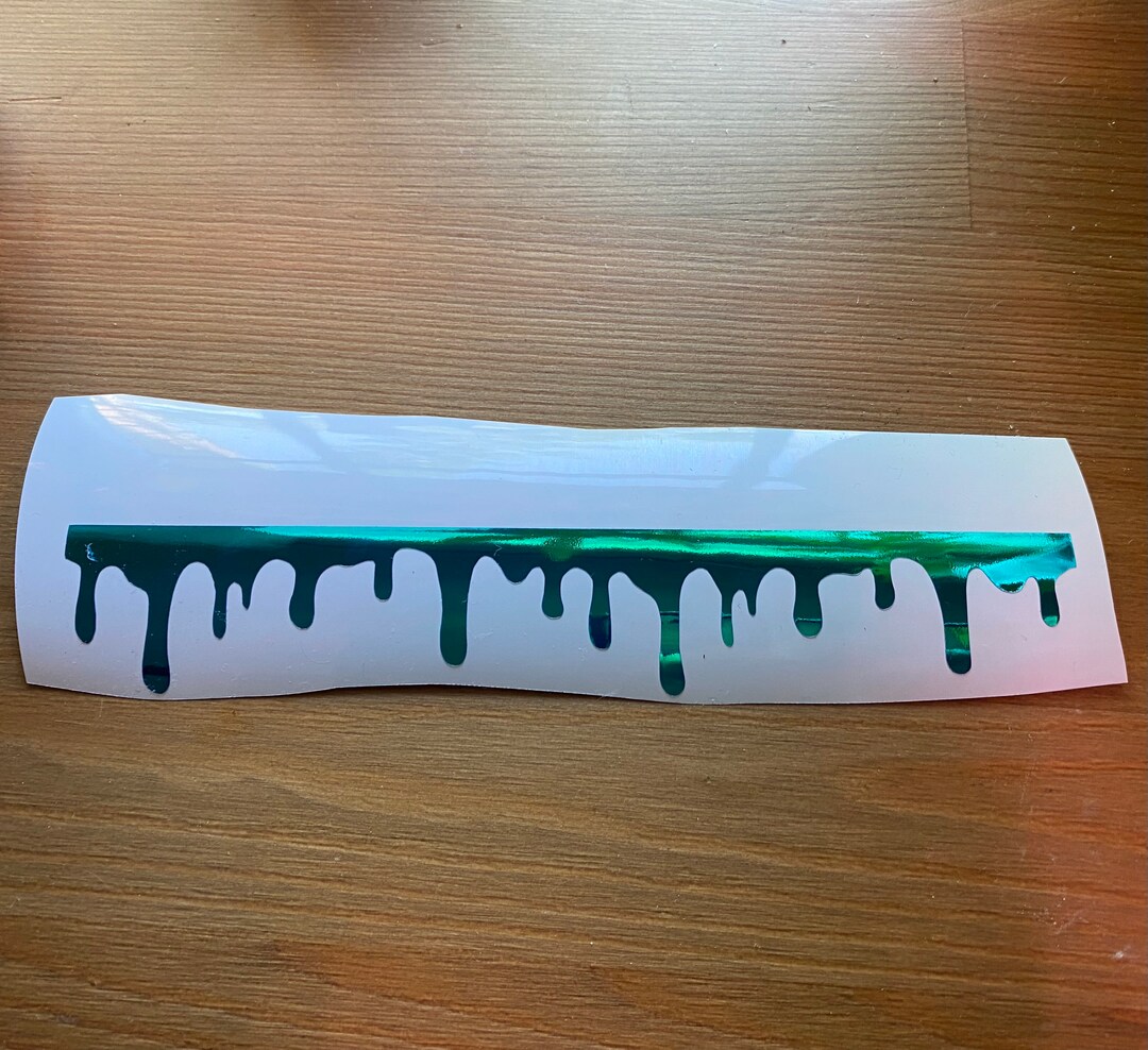 Kawaii Slime Drip Vinyl Car/laptop Decal Set - Etsy