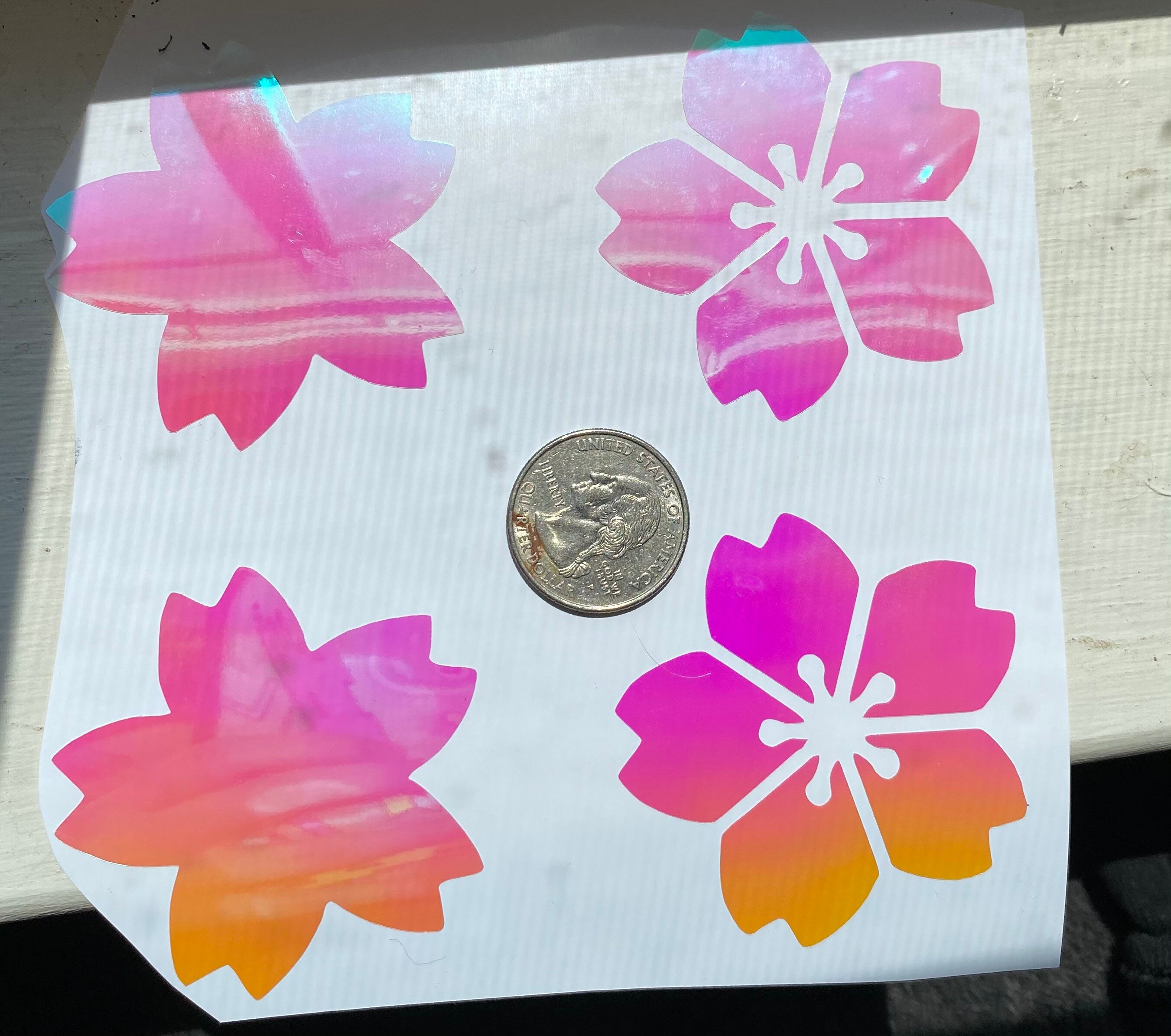 Sakura Cherry Blossom Flower Vinyl Decal Set | Etsy