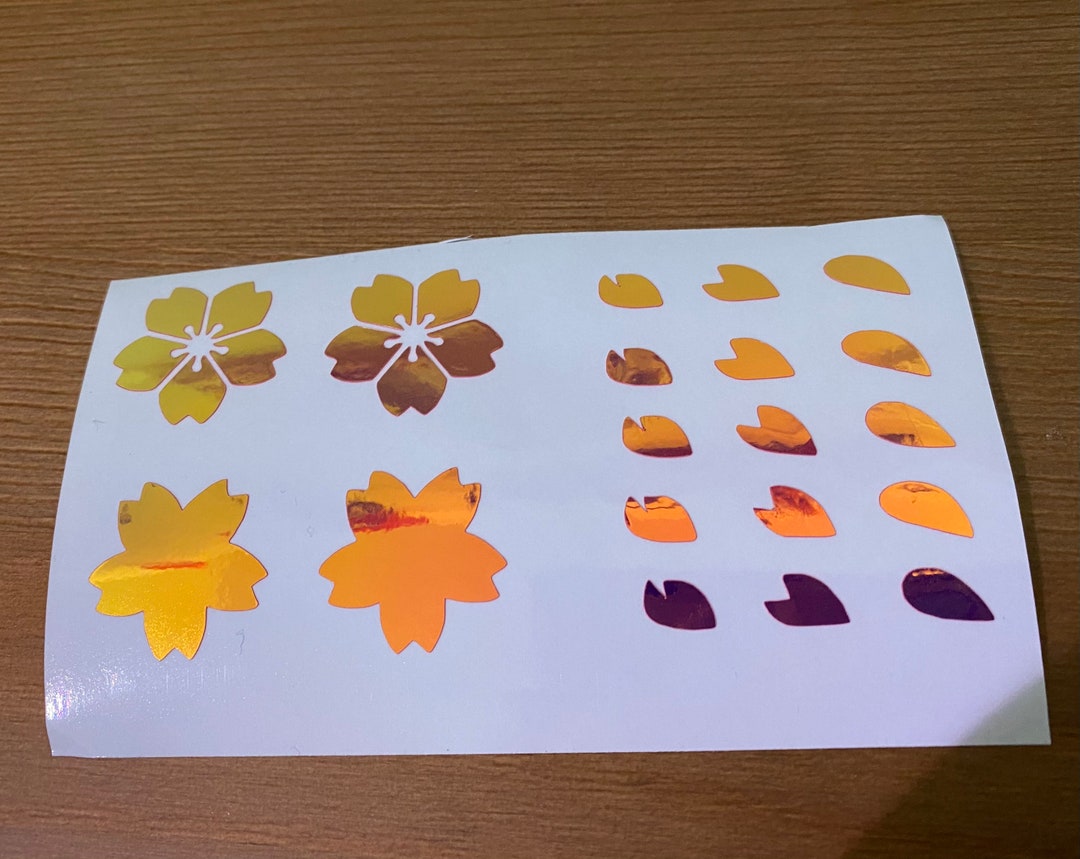 Sakura Cherry Blossom Flower Vinyl Decal Set - Etsy