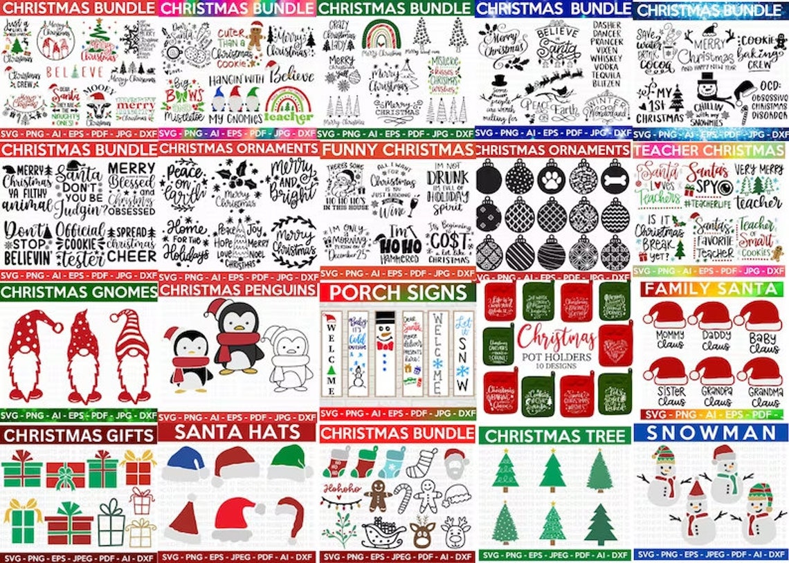 7000+ MEGA SVG Bundle, 7000+ Designs, T Shirt Designs SVG, All in One ...