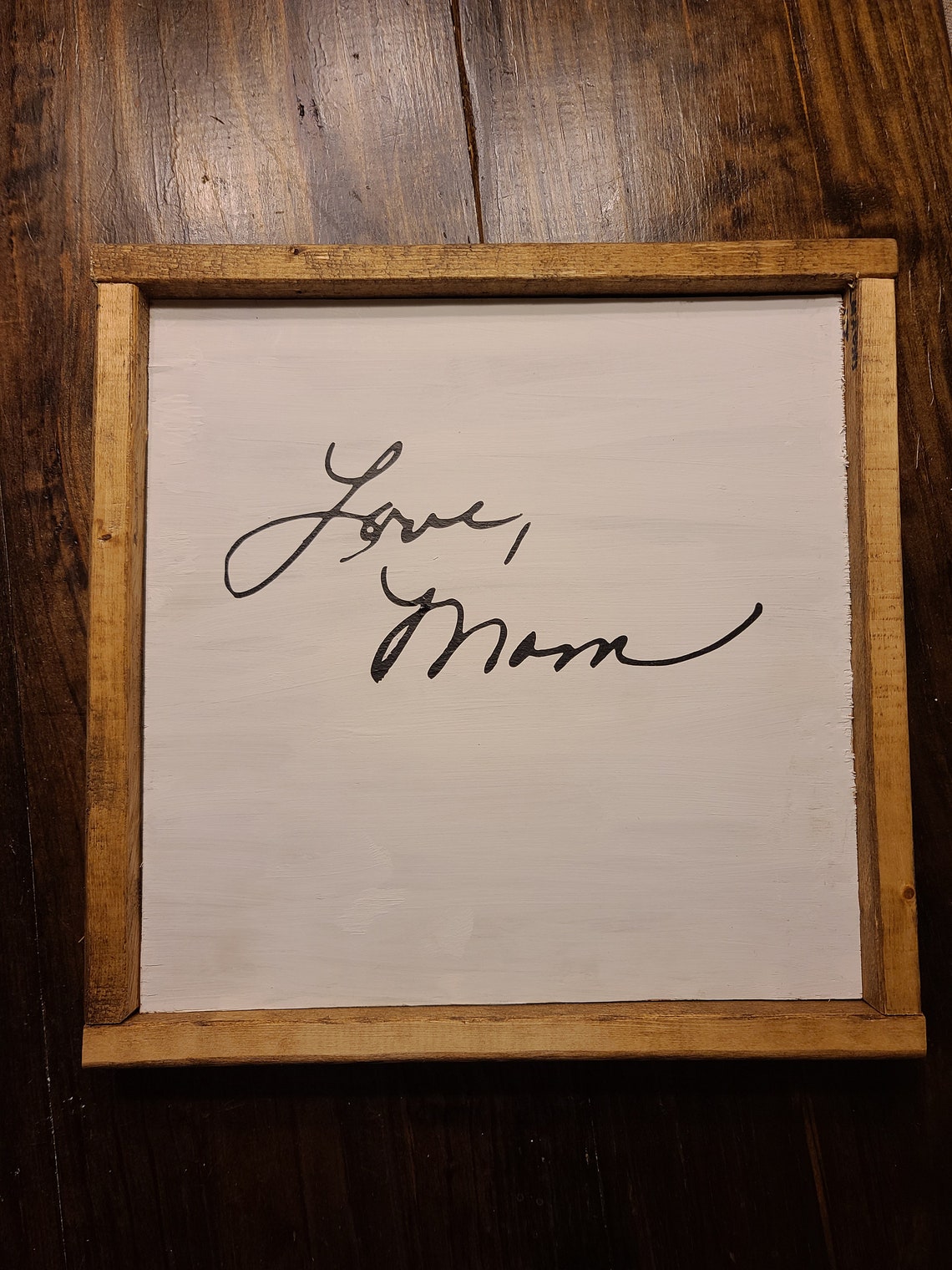 Handwritten Sign Handwriting Sign Personalized Sign Wooden | Etsy