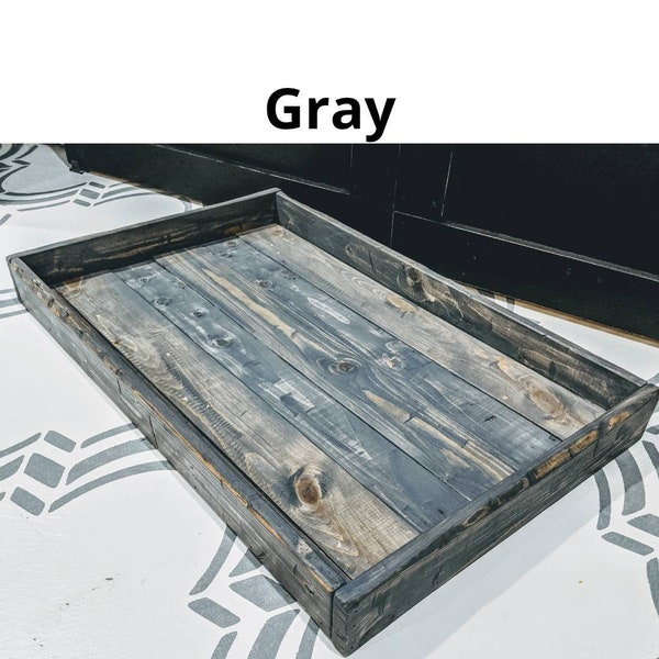Distressed Wood Tray - Etsy
