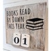 Books Read Sign: Solid Wood Counter Display, Book Lover Gift - Etsy