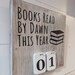 Personalized Books Read Wooden Sign - Book Lover Gift - Etsy
