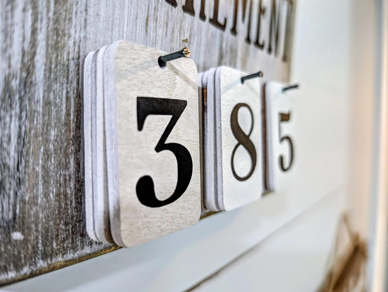 Days Since Last Incident Sign: Custom Solid Wood Number Counter - Etsy