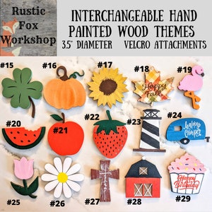 Themed Wood Calendar: Interchangeable Holiday Pieces, Wall Hanging - Etsy