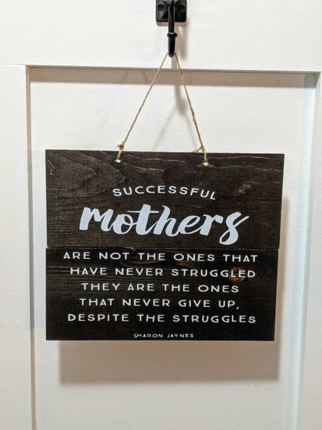 Rustic Oak Mother's Day Sign: Farmhouse Barn Wood Decor - Etsy