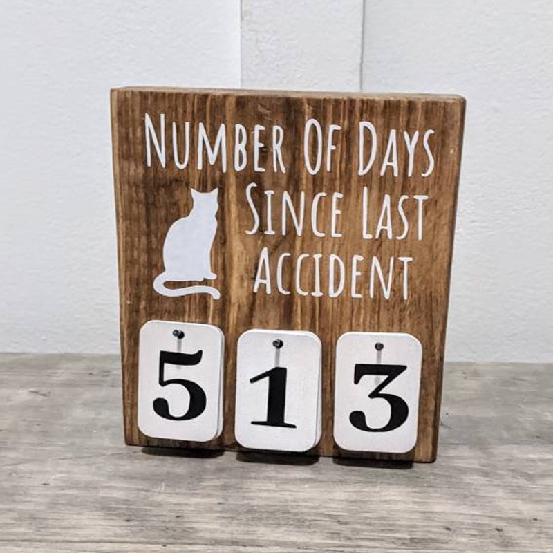 Days Since Last Accident Sign - Etsy