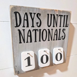 Days Since Last Incident Sign: Custom Solid Wood Number Counter - Etsy
