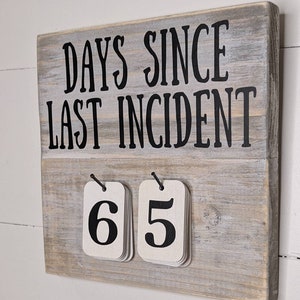 7" X 7" Custom Quote Incident WALL HANGING Sign, Solid Wood, Counter ...