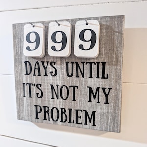 Days Since Last Incident Sign: Custom Solid Wood Number Counter - Etsy