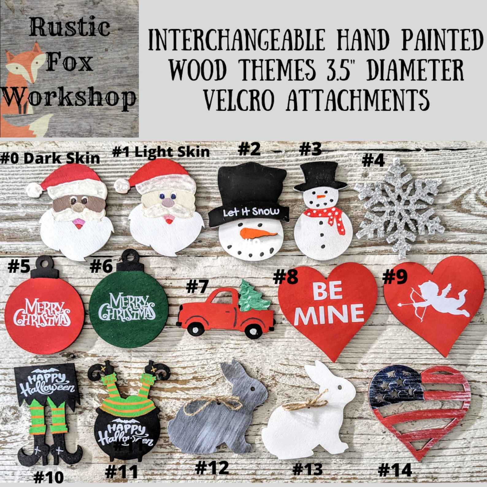 Themed Wood Calendar: Interchangeable Holiday Pieces, Wall Hanging - Etsy