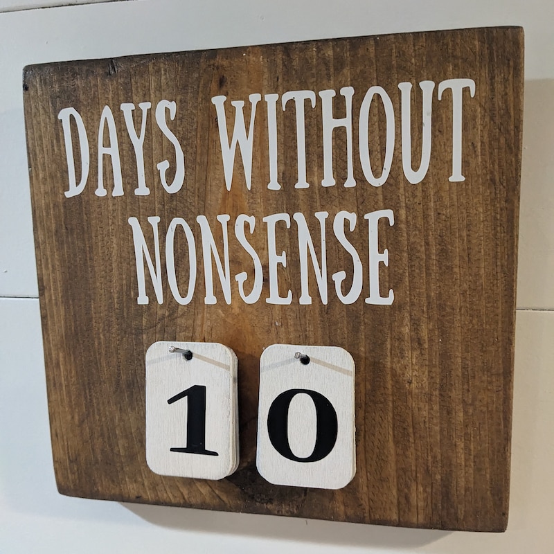 Days Since Last Incident Sign - Etsy