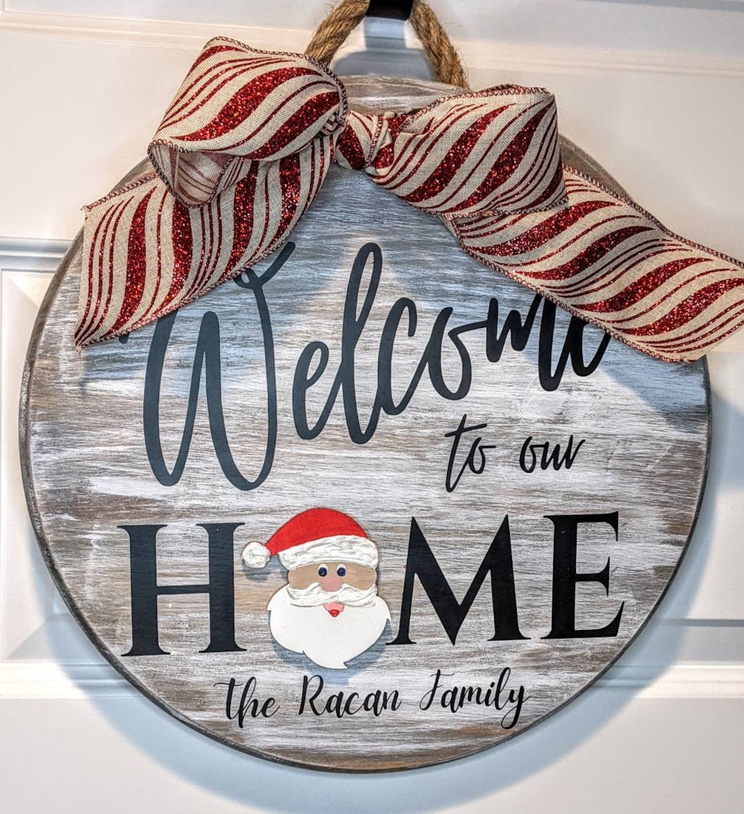 Personalized Welcome Home Door Hanger: Interchangeable Themes ...