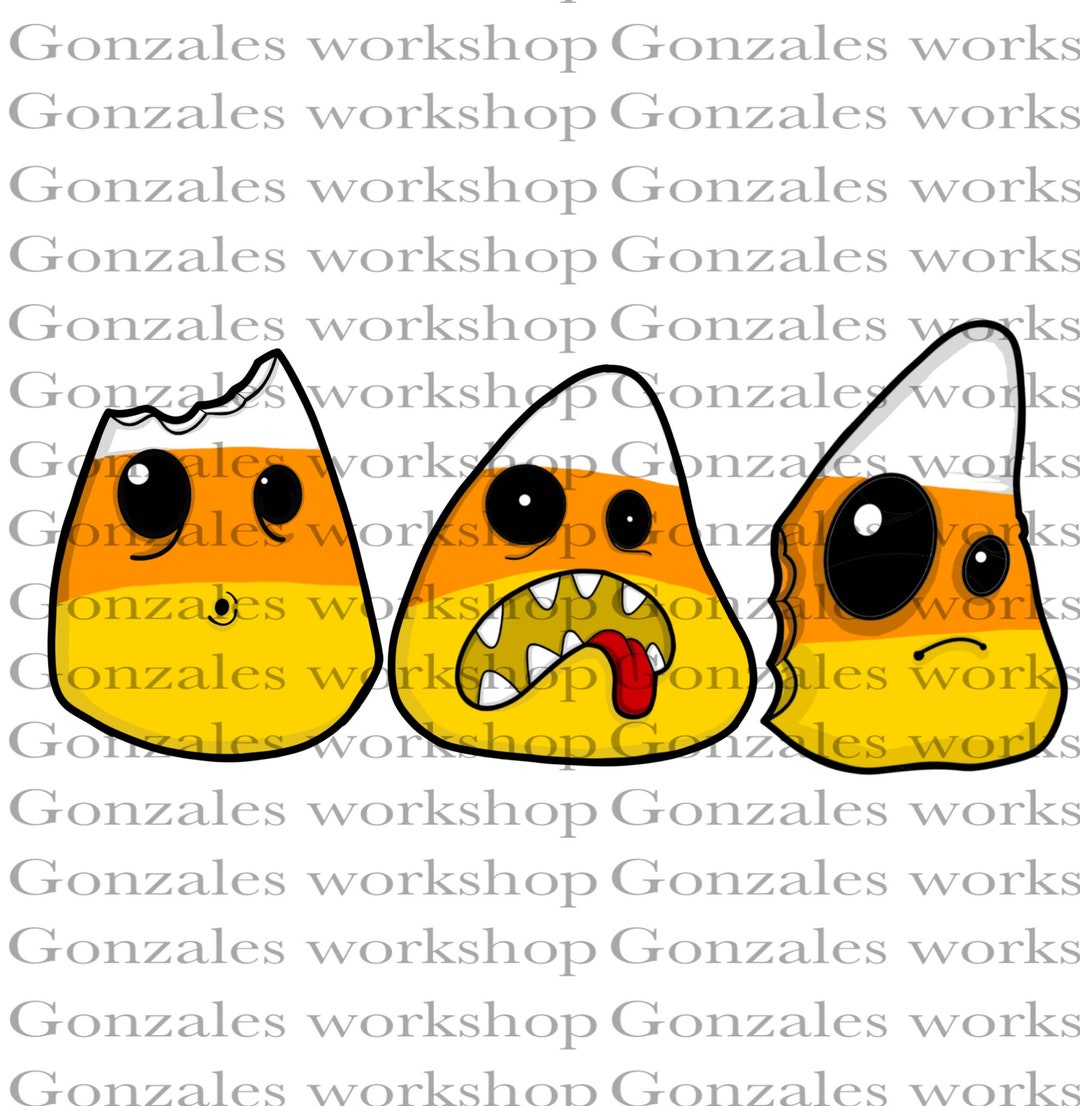Cute Spooky Candy Corn PNG, Sublimation, Digital Download - Etsy