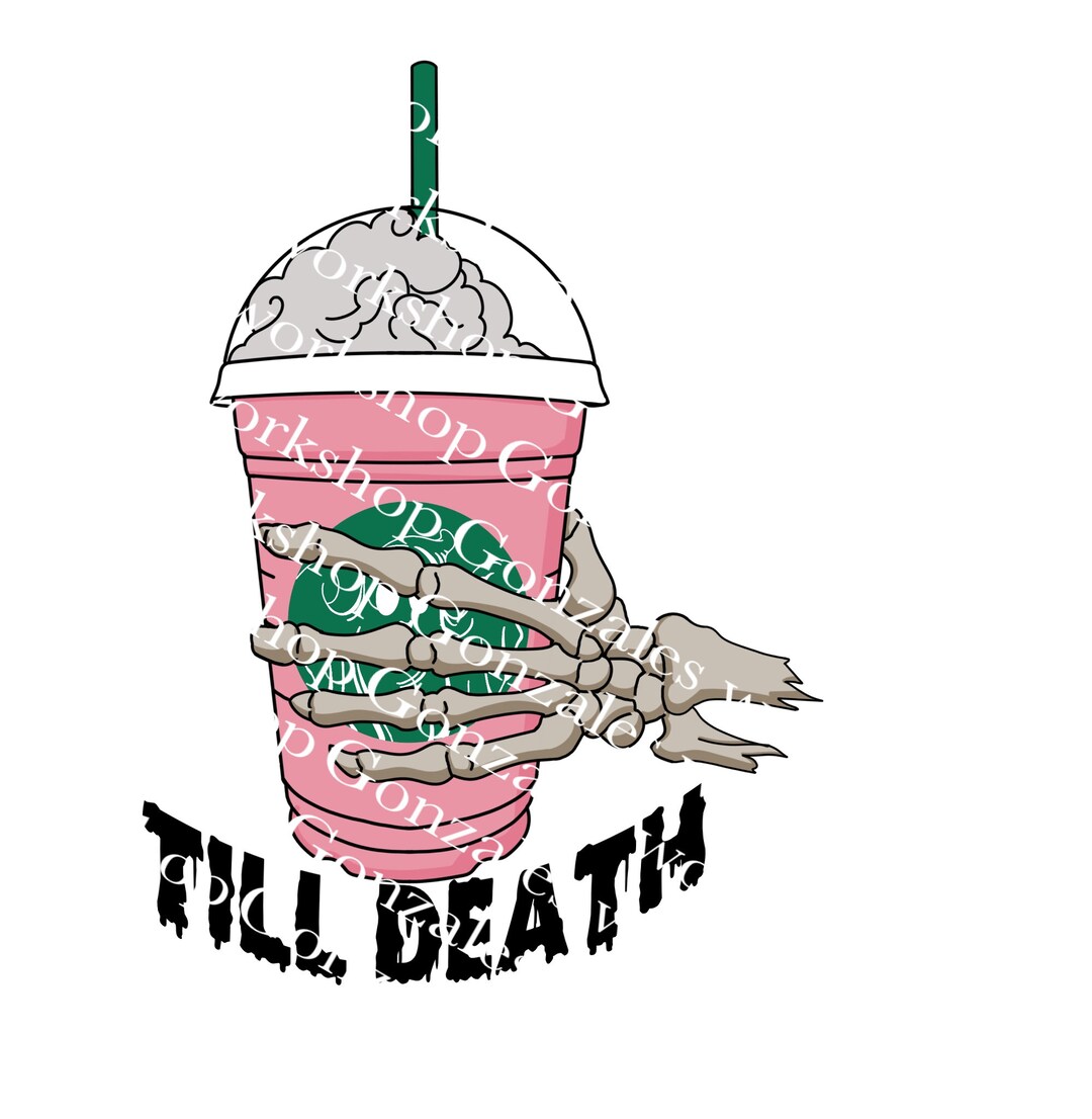 Creepy Coffee Skeleton Hand PNG, Digital Download, Sublimation - Etsy
