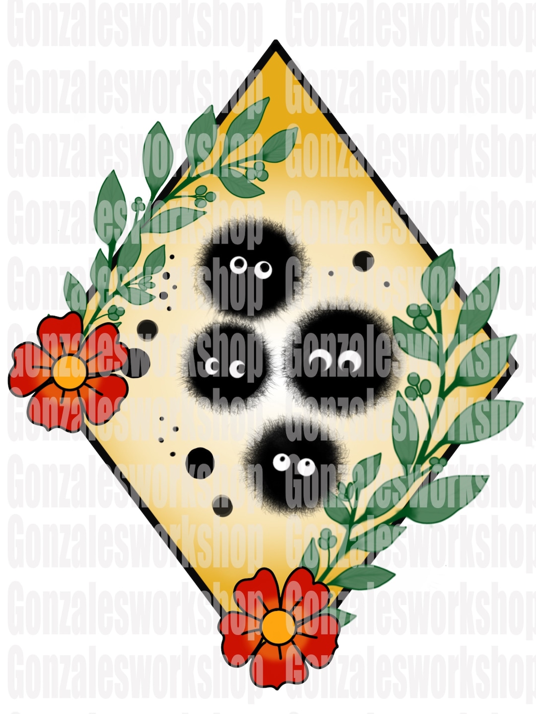 Soot Sprites PNG, Digital Download, Sublimation, Instant Download - Etsy