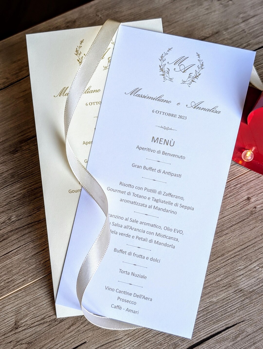 Elegant Wedding Menus | Luxury Gold Pattern Reception Menu, Custom ...