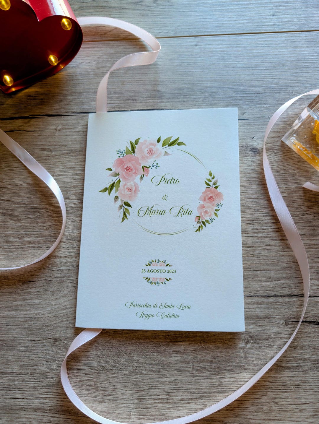 Wedding Mass Booklet | Elegant Ceremony Program for Your Special Day ...