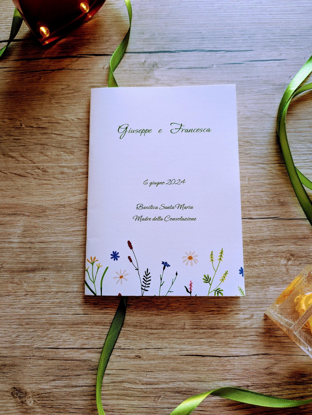 Wedding Mass Booklet | Elegant Ceremony Program for Your Special Day ...