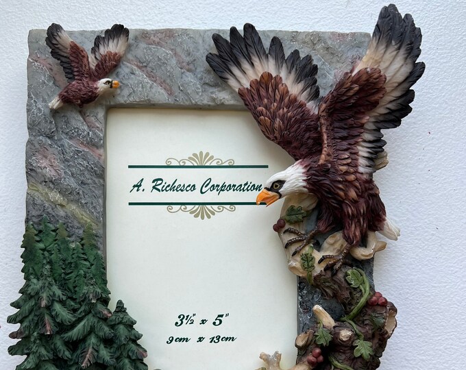 Eagle Rising - Detailed National Forest Park Picture Frame - Etsy
