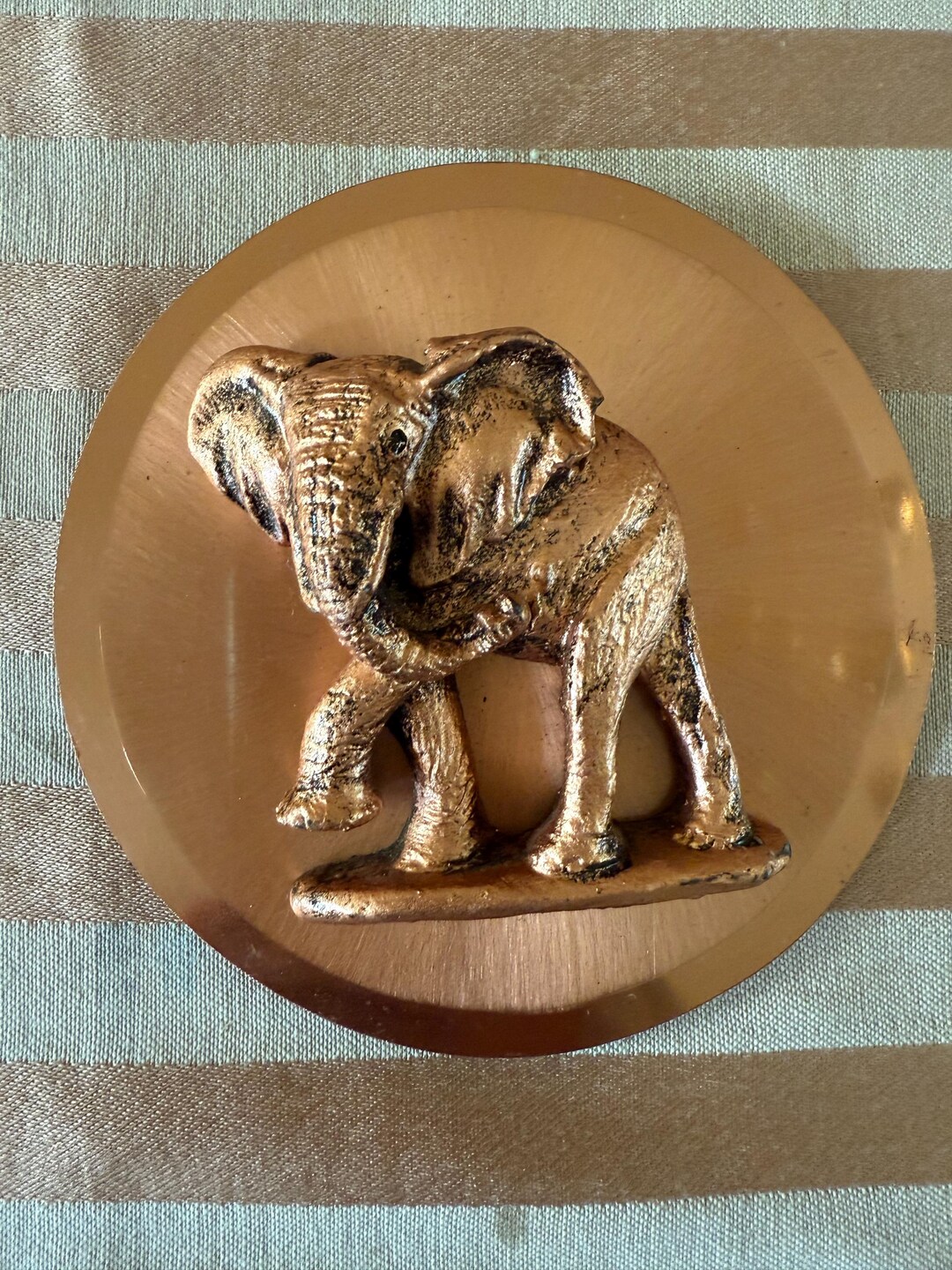 3D Bronze Copper Safari Animal Wall Art:elephant, Lion, Antelope - Etsy